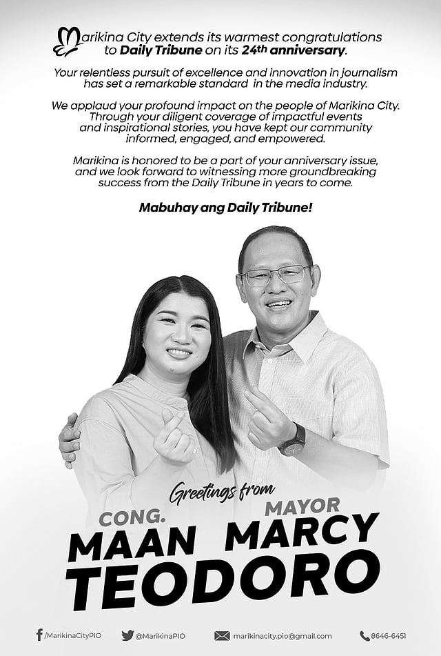 Marikina City - Cong. Maan Teodoro & Mayor Marcy Teodoro